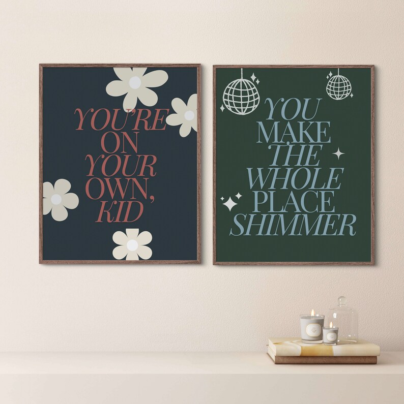 You're on Your Own, Kid, Lyric Poster, Music Poster, Taylor Swift ...