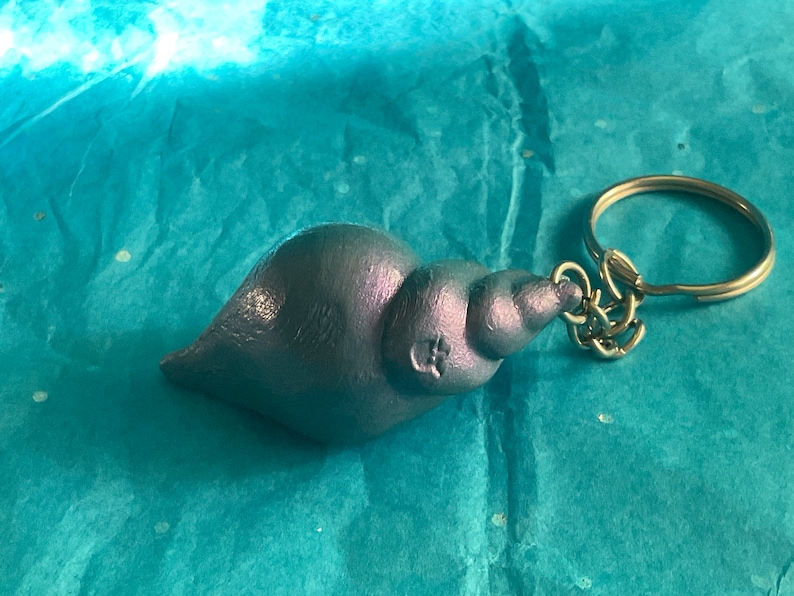 Spongebob Inspired Magic Conch Shell Keychain - Etsy