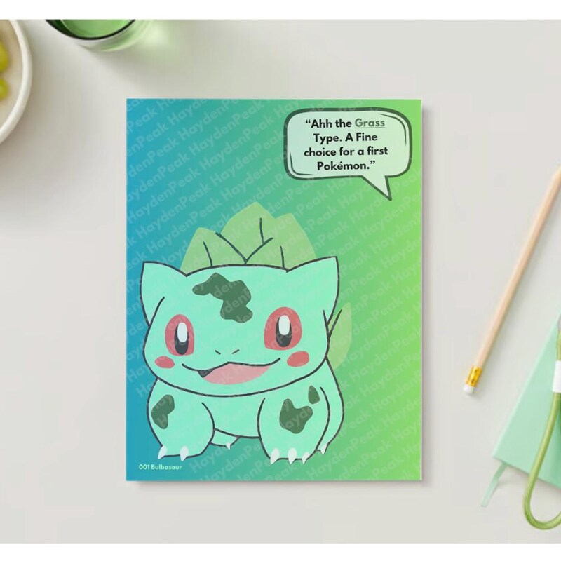 Bulbasaur Poster - Etsy