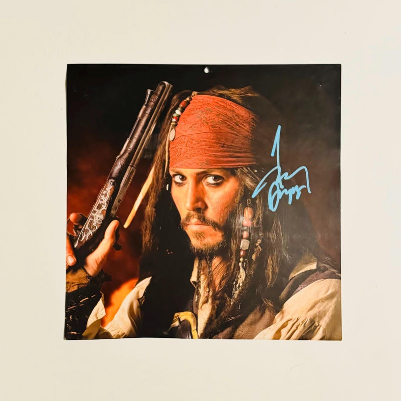 Johnny Depp Autographs - Etsy