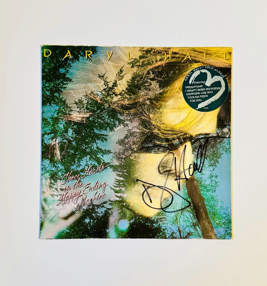 Daryl Hall Three Hearts in the Happy Ending Machine Vinyl Cover ...