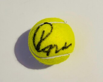 Roger Federer Wimbledon Tennis Ball Autographed With COA - Etsy