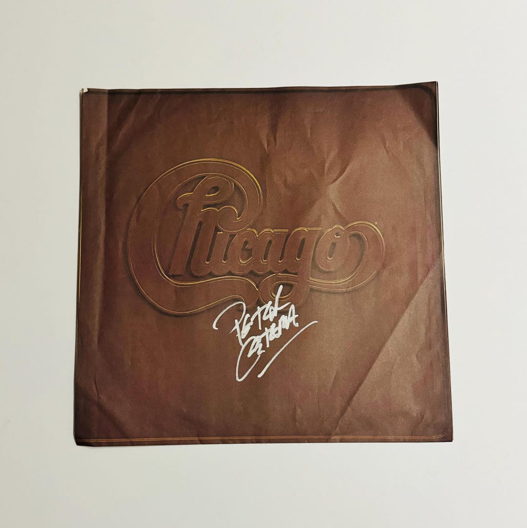 Chicago Peter Cetera Autographed Vinyl Inner Pouch With COA - Etsy