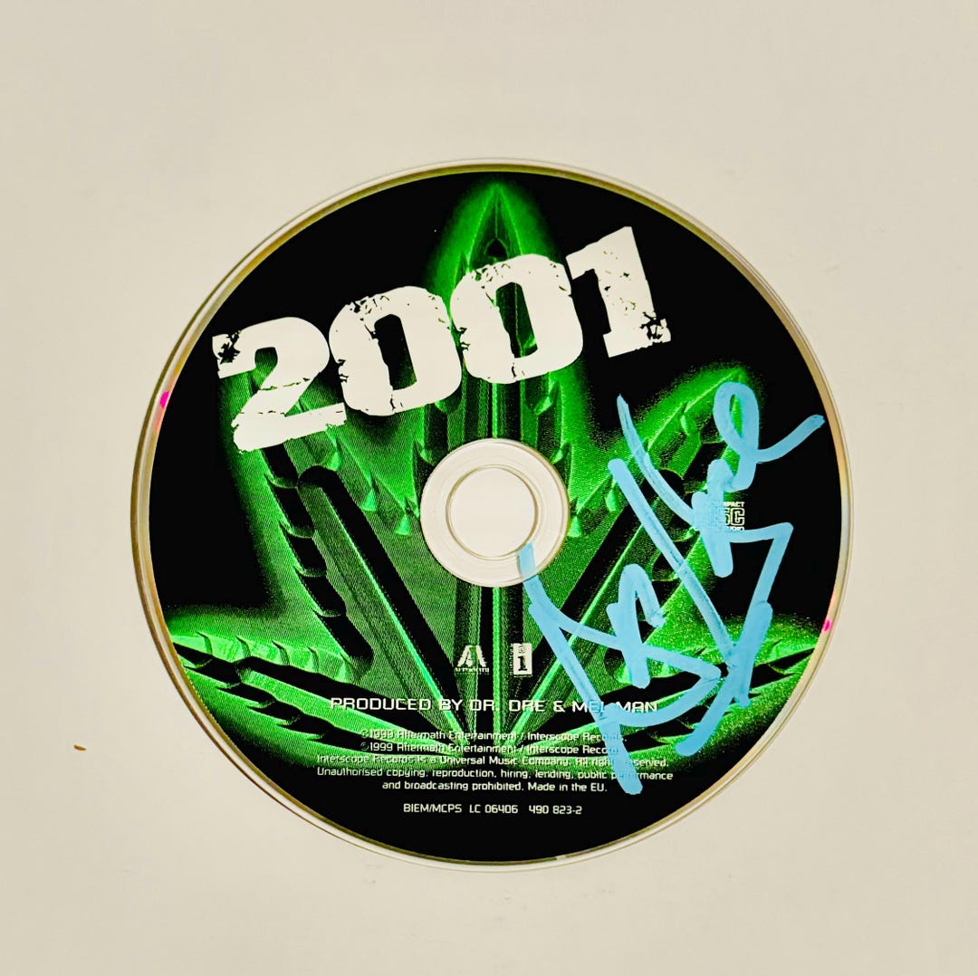 Dr Dre 2001 Autographed CD With COA - Etsy