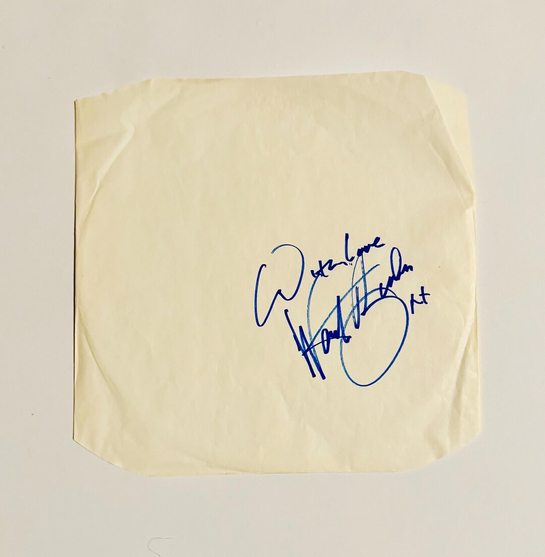 Kate Bush Autographed Vinyl Inner Pouch With COA - Etsy
