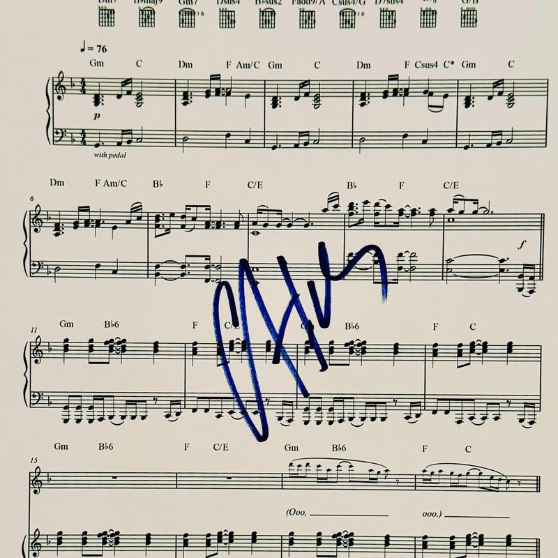 Coldplay Signed Memorabilia - Etsy UK