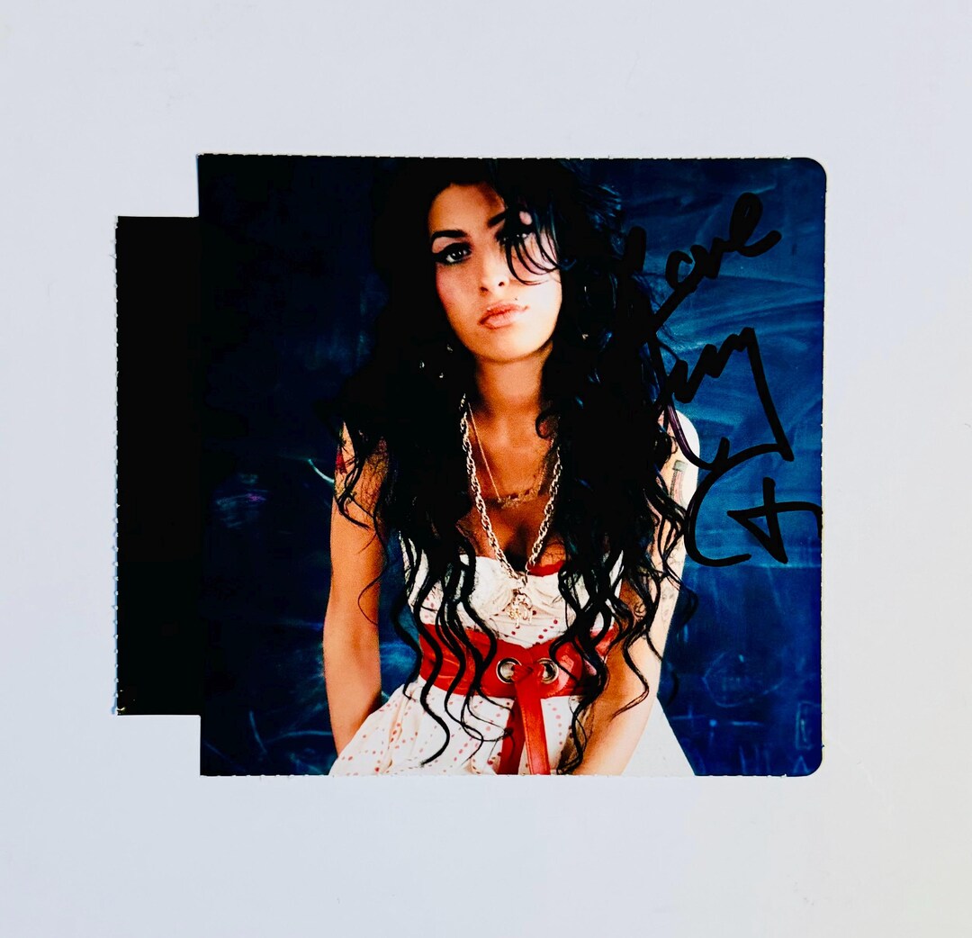 Amy Winehouse CD Inner Pouch Autographed With COA - Etsy