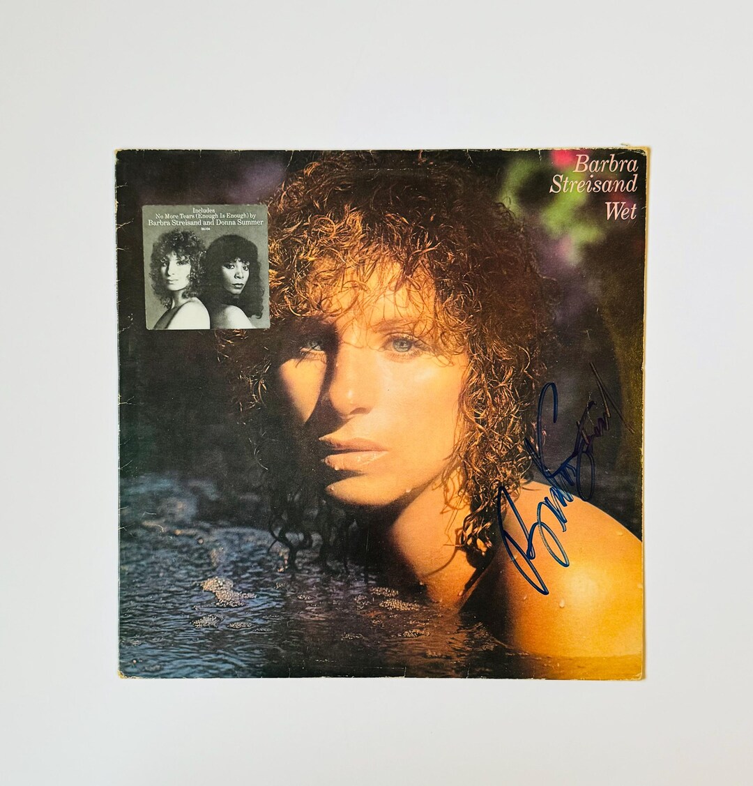Barbra Streisand Vinyl Cover Autographed With COA - Etsy
