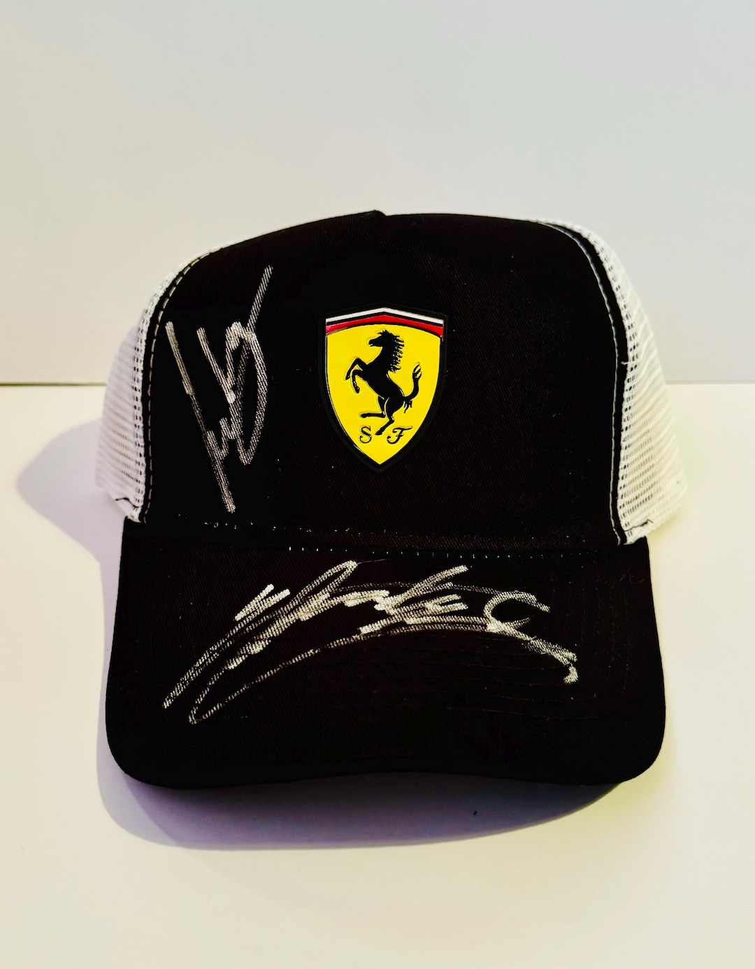 Charles Leclerc & Carlos Sainz F1 Autographed Ferrari Cap With COA - Etsy