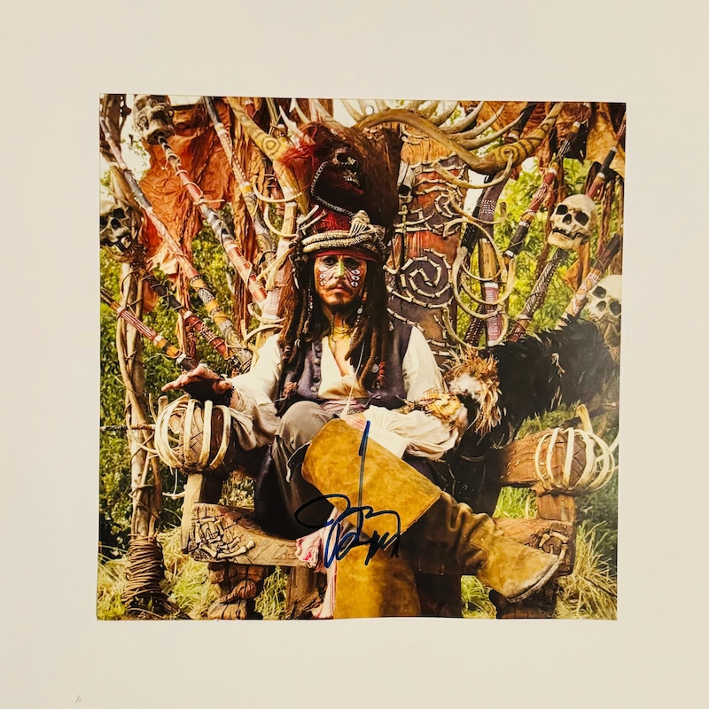 Johnny Depp Autographs - Etsy