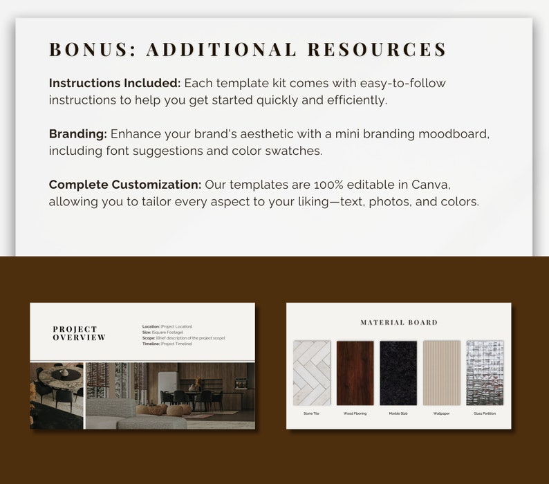 Luxury Interior Design Client Presentation Template - Etsy