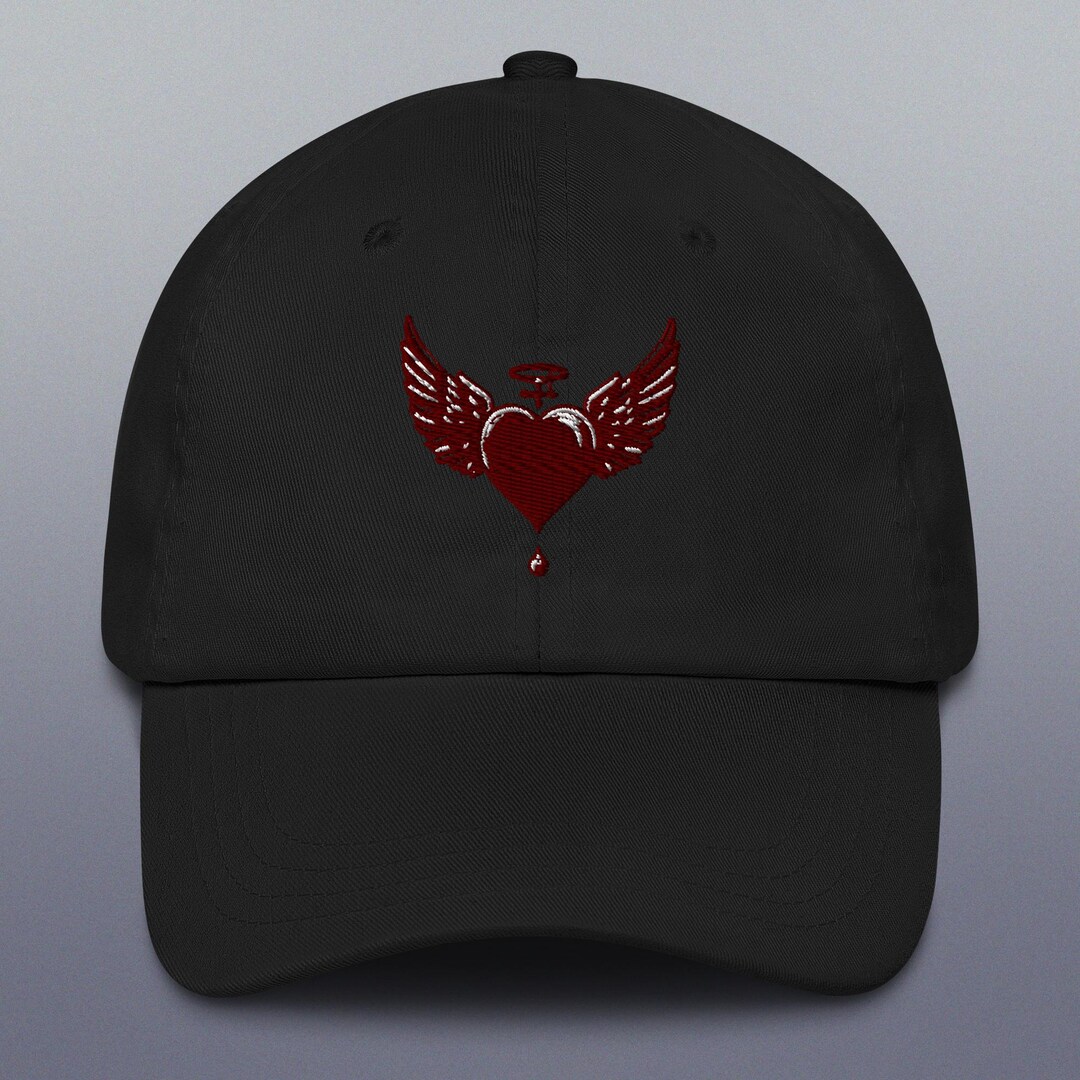 Sacred Heart Cap Rock Style Hat With Spiritual Christian Design - Etsy