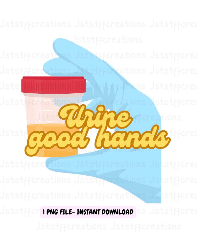 Urine Good Hands Cute PNG File - Etsy