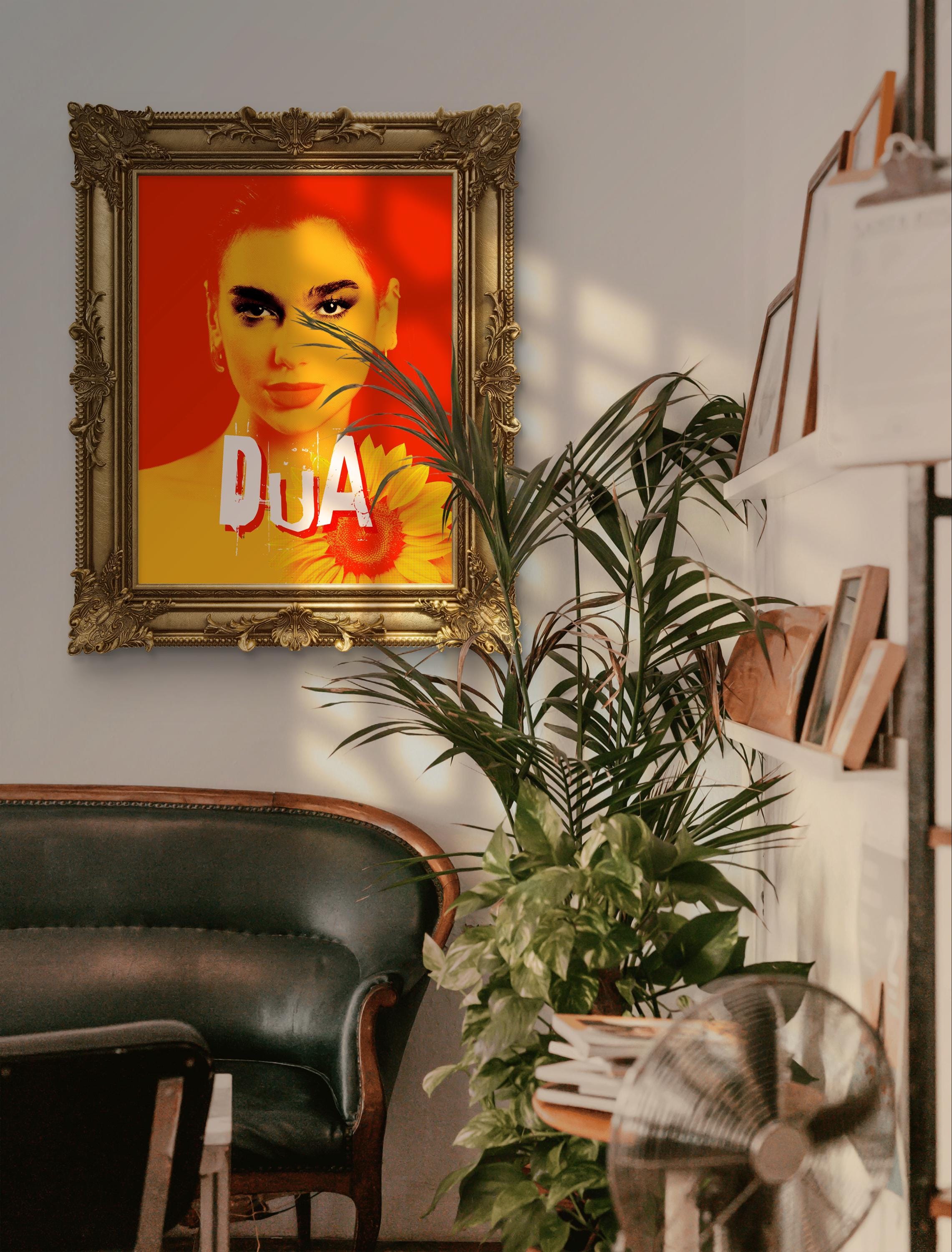 Dua Lipa Portrait | Wall Art | Instant Download | Printable Art. - Etsy