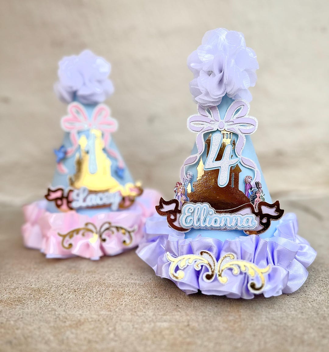 3D Princess Once Upon a Party, Party Hat Princess Theme Party Hats ...