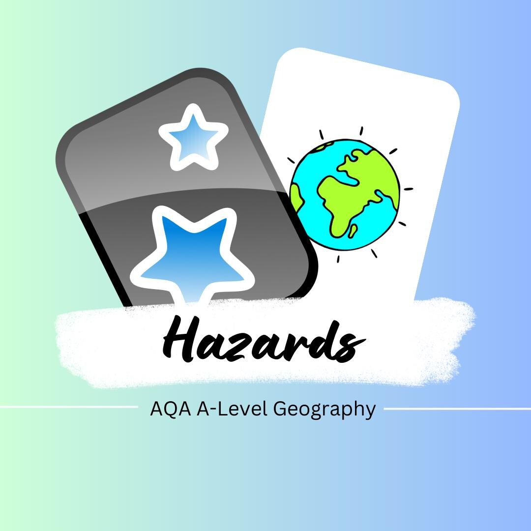 AQA A Level Geography Hazards Anki Flashcards - Etsy