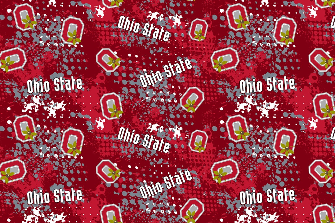 Official Licensed Ohio State University Cotton Quilting Fabrics-ohio ...