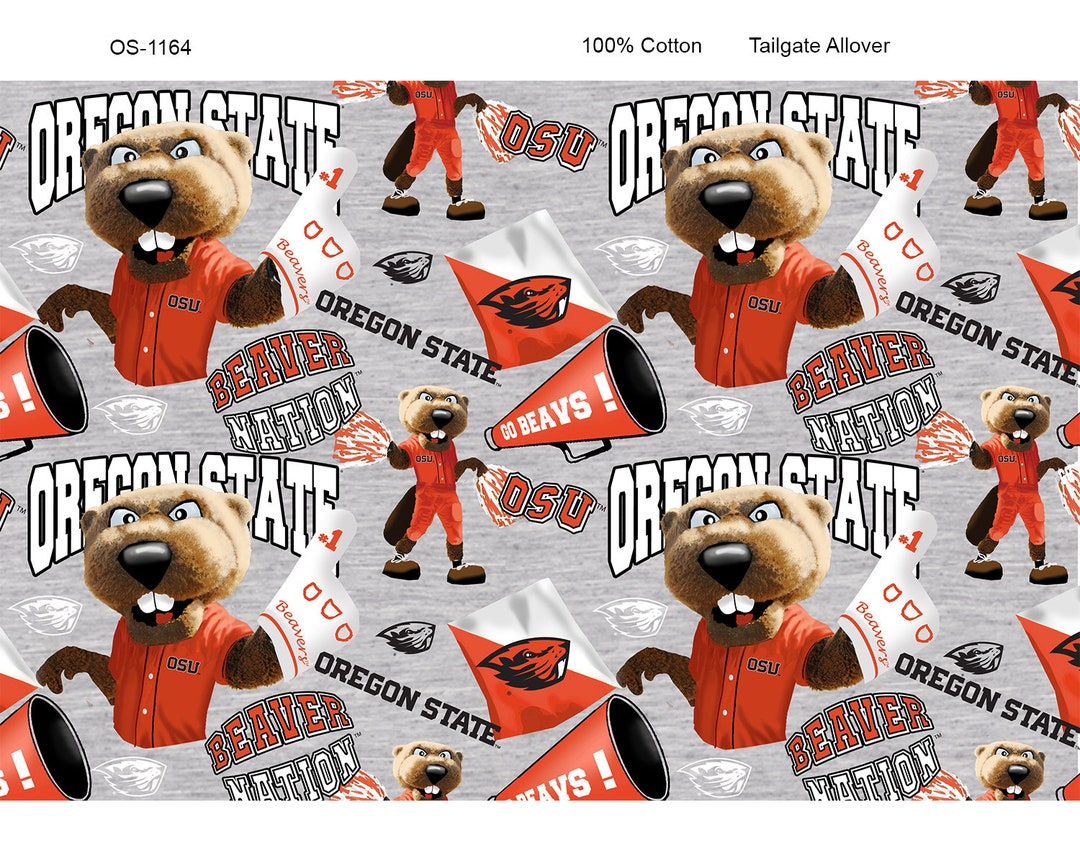 Official Licensed Oregon State University Cotton Quilting Fabrics ...