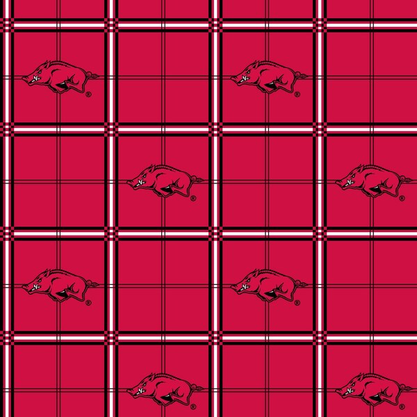 Arkansas Razorback Cotton Fabric - Etsy