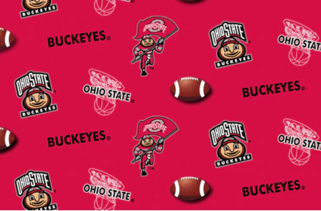 Official Licensed Ohio State University Cotton Quilting Fabrics-ohio ...