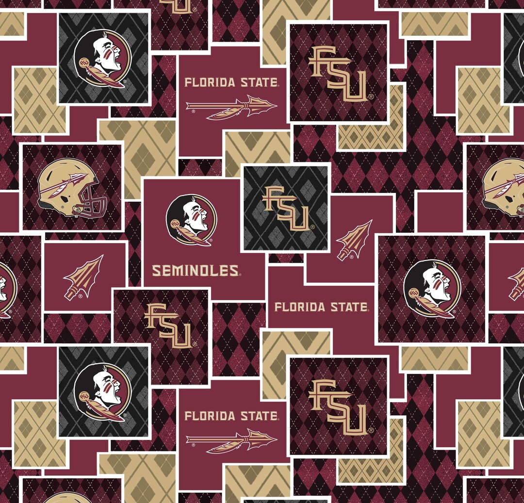 Official Licensed Florida State University Cotton Quilting Fabrics ...