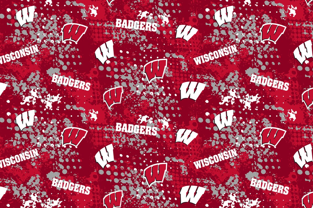 Official Licensed University of Wisconsin Cotton Quilting Fabrics ...
