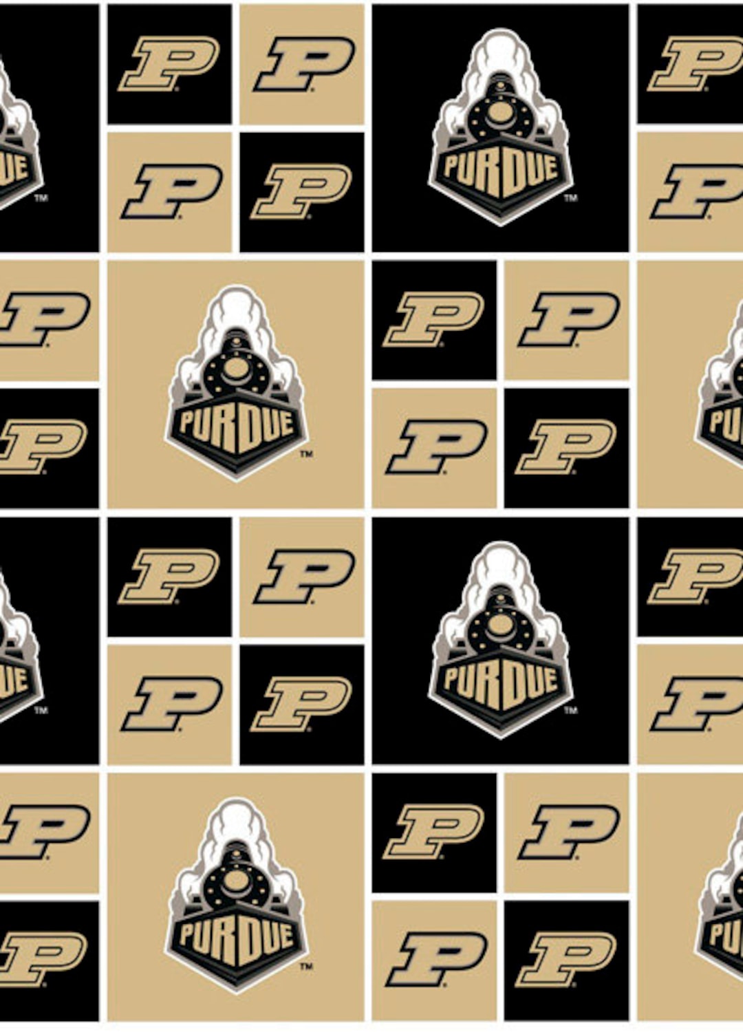 Official Licensed Purdue University Cotton Quilting Fabrics-purdue ...