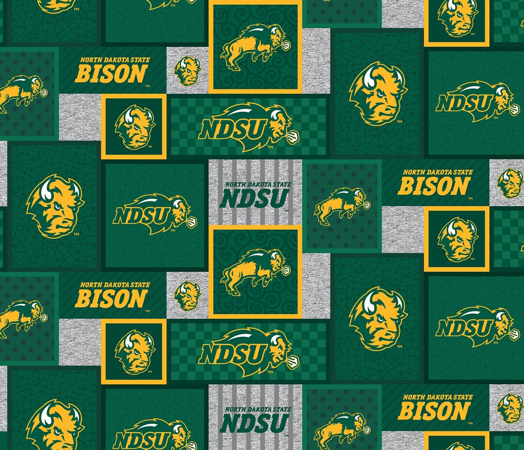 Official Licensed North Dakota State University Fleece Fabric-north ...