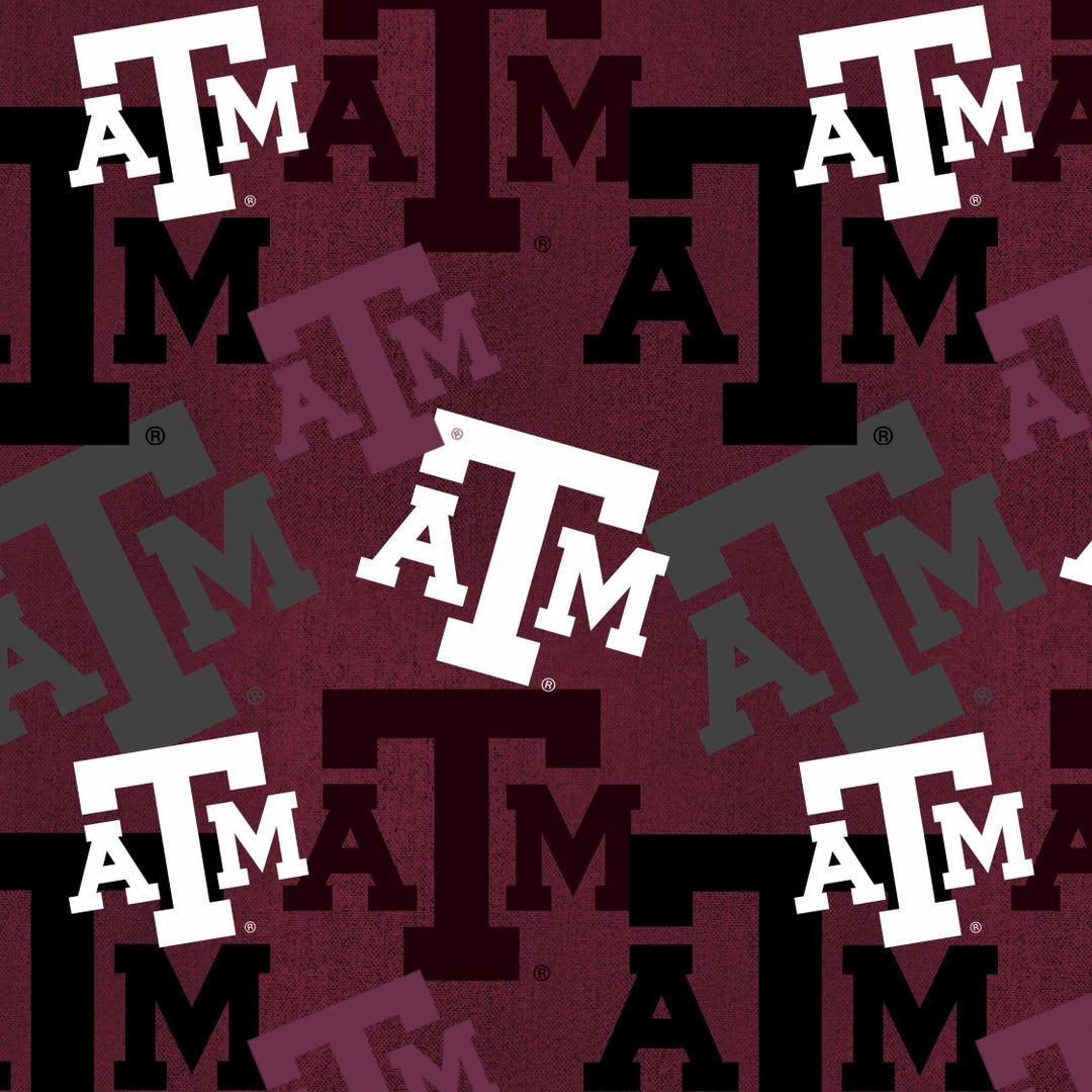 Official Licensed Texas A&M University Cotton Quilting Fabrics-tamu ...
