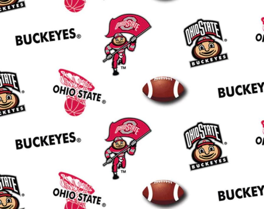 Official Licensed Ohio State University Cotton Quilting Fabrics-ohio ...