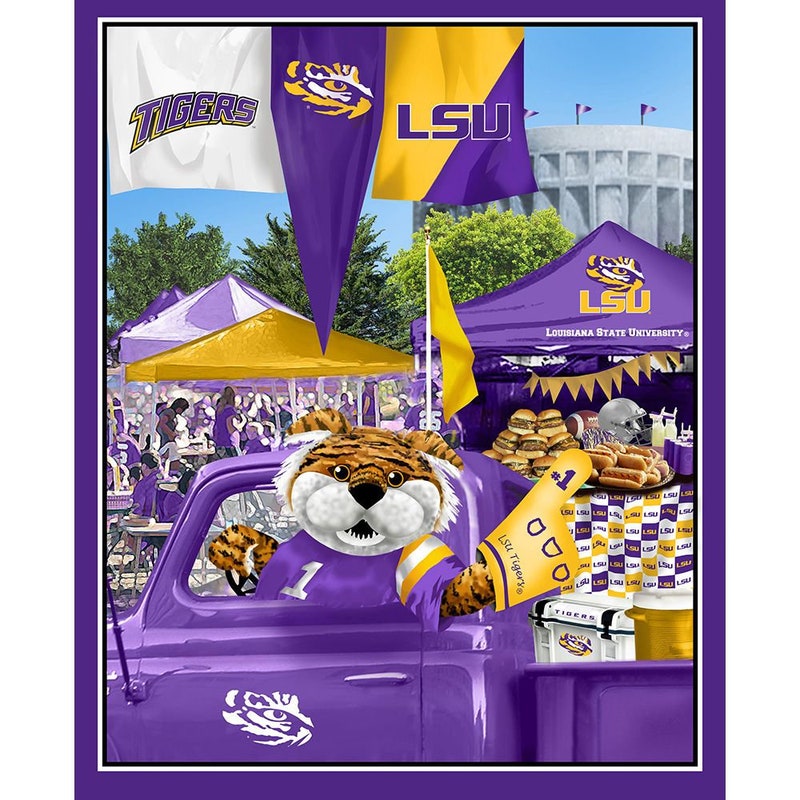 Lsu Fabric - Etsy