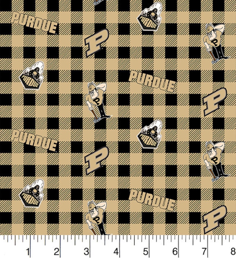 Official Licensed Purdue University Cotton Quilting Fabrics-purdue ...