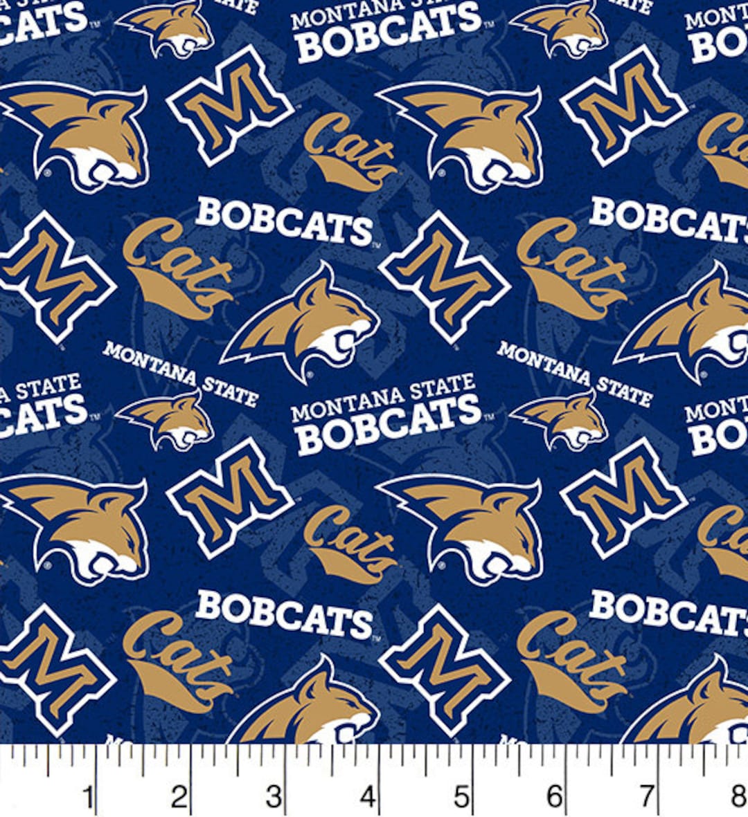 Official Licensed Montana State University Cotton Quilting Fabrics ...