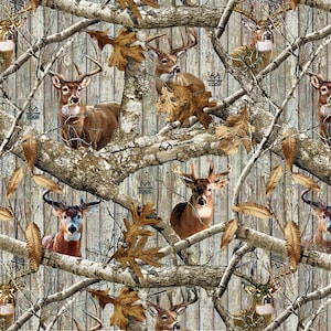 Official Licensed Realtree Plank Cotton Quilting Fabrics- Realtree ...