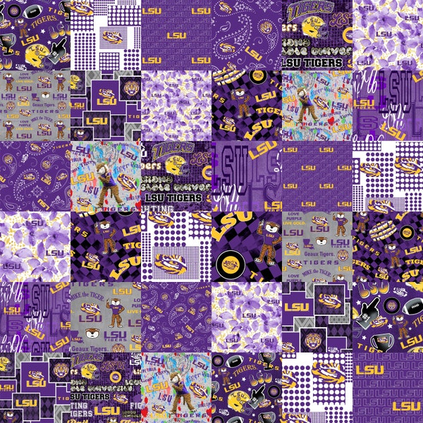 Lsu Fabric - Etsy