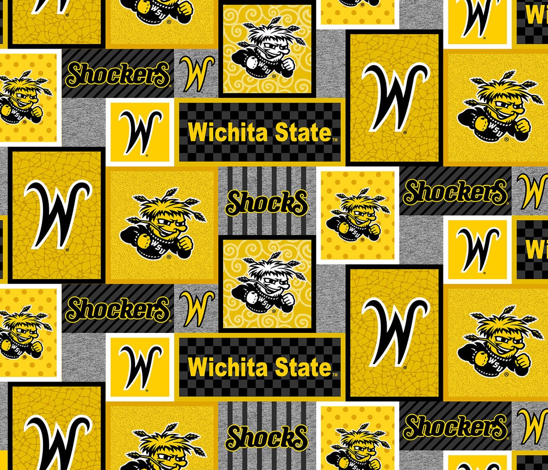 Official Licensed Wichita State University Fleece Fabric- Wichita State ...