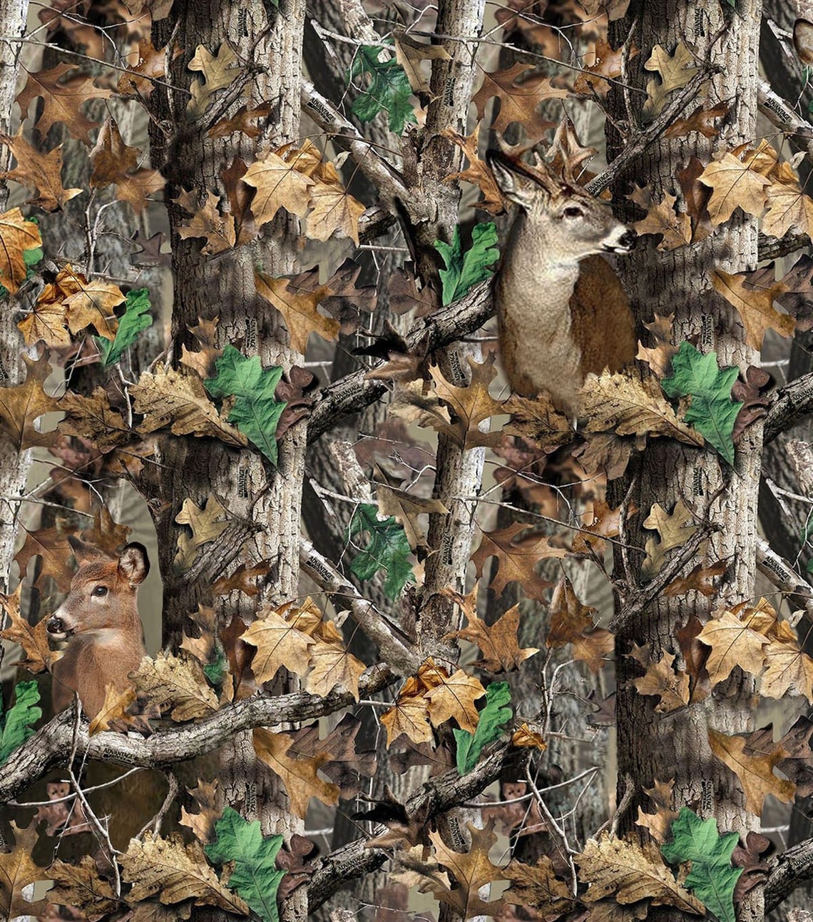 Official Licensed Realtree Fleece Fabric-realtree Deer in Woods Fleece ...
