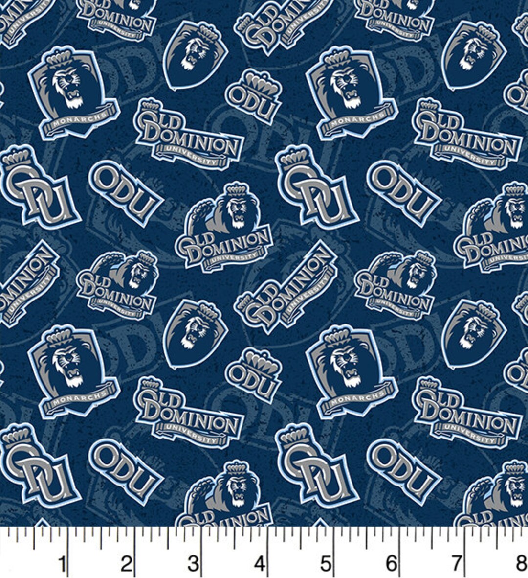 Official Licensed Old Dominion University Cotton Quilting Fabrics-odu ...