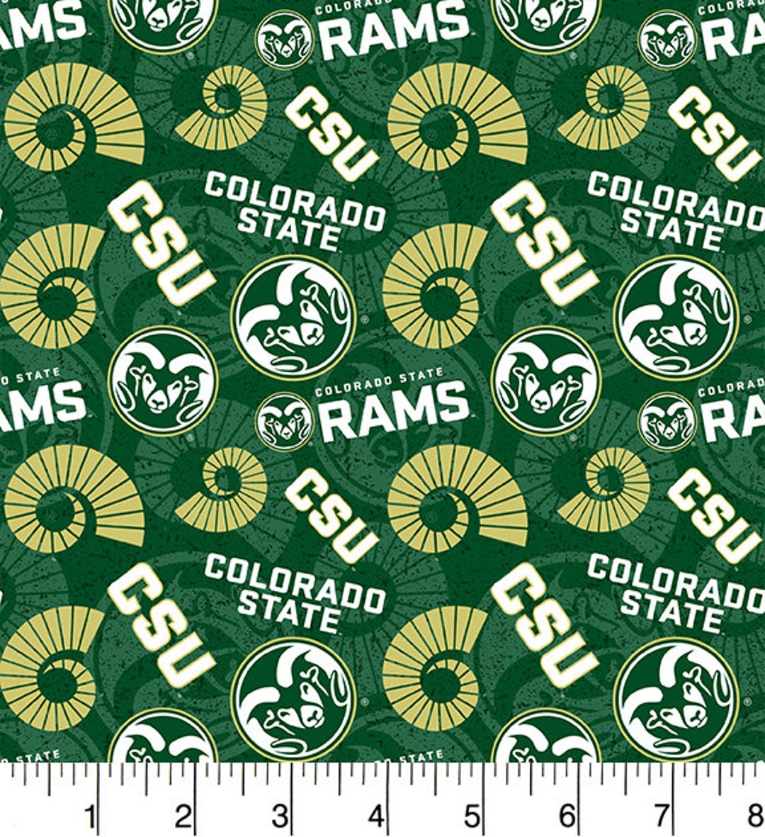 Official Licensed Colorado State University Cotton Quilting Fabrics ...