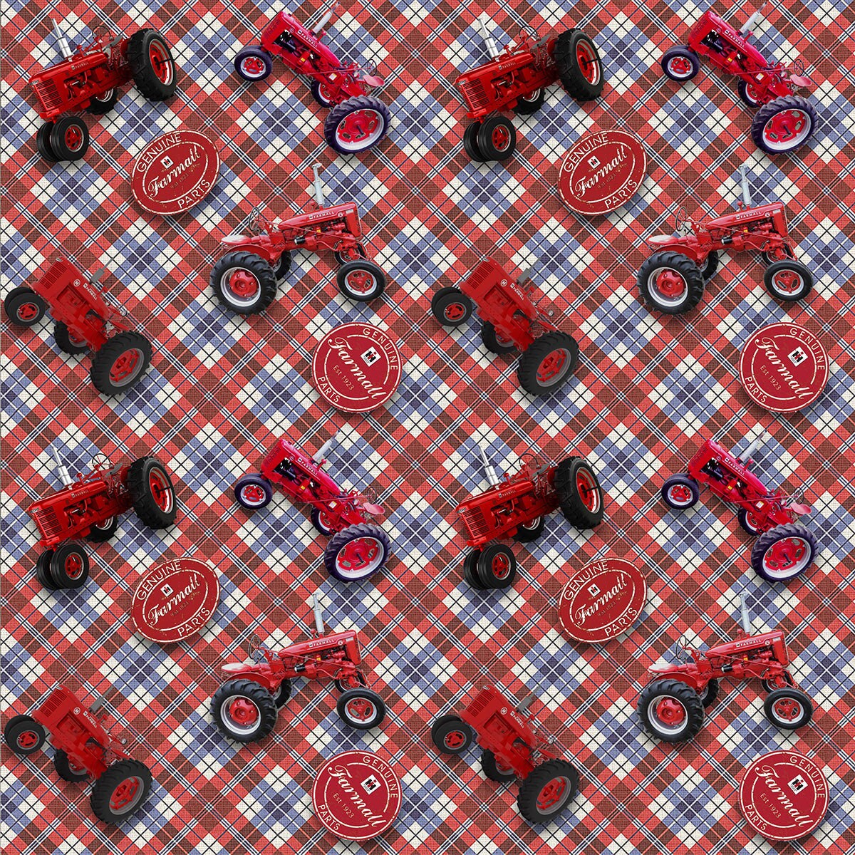 Official Licensed Farmall Patriotic Cotton Quilting Fabrics- Farmall ...