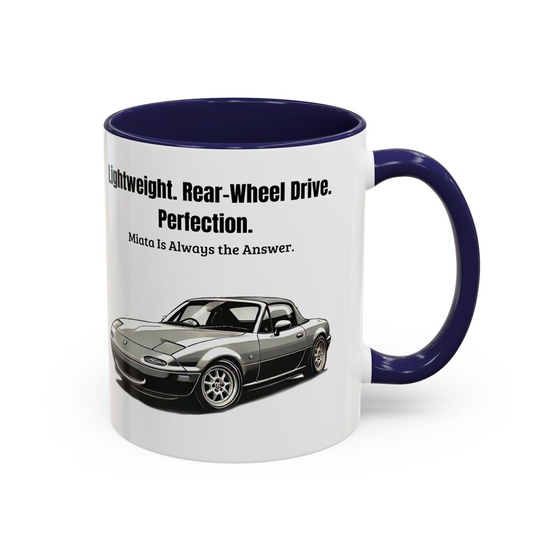 Mug, Classy Mazda MX-5 (miata) Design, Automotive Mug, Car Enthusiast ...