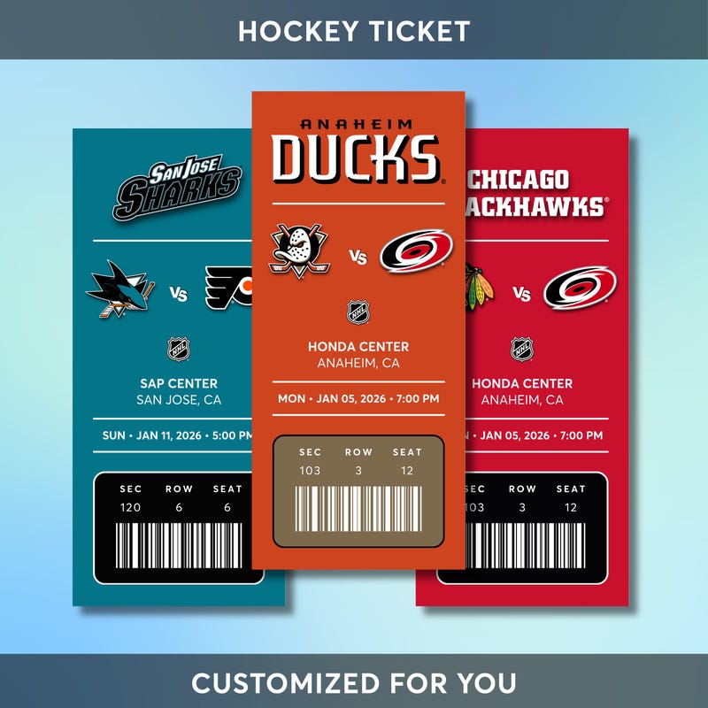 Custom Holographic Ticket - Etsy