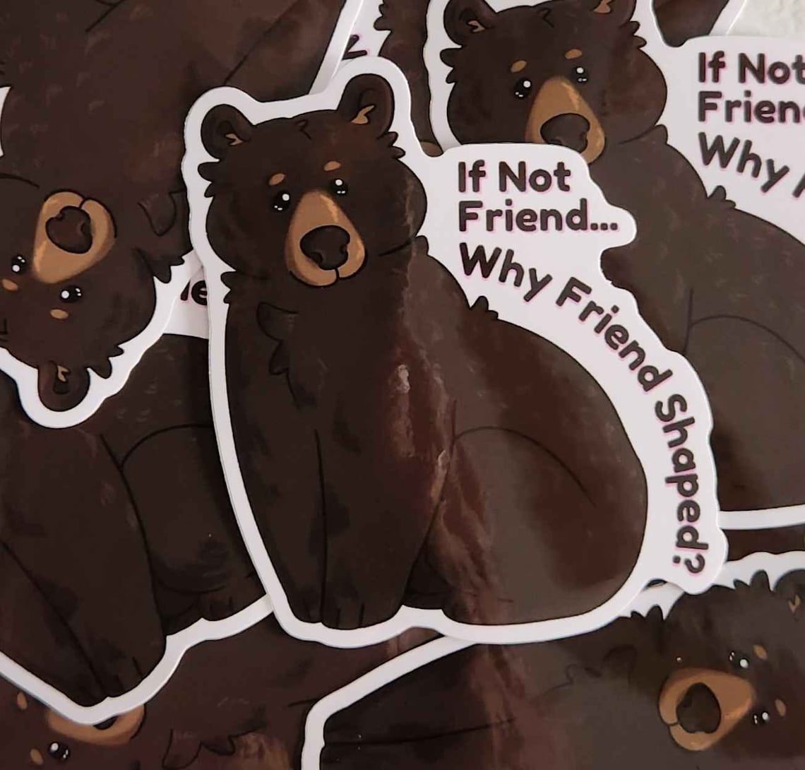 If Not Friend.. Why Friend Shaped? - Etsy