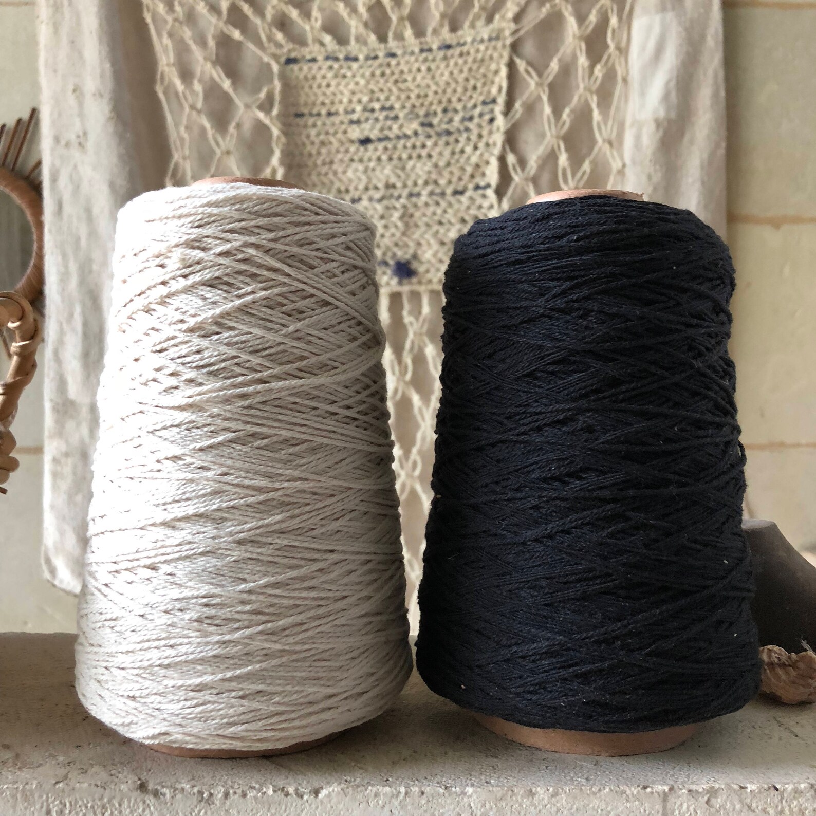 Big Coil of Cotton Cord in 1 Mm - Etsy