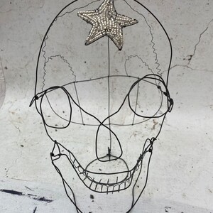 Annealed Iron Wire Skull, Unique Piece - Etsy