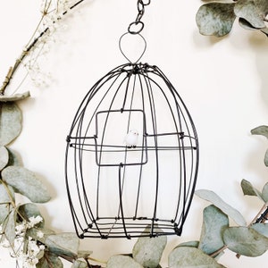 Wire Bird Cage, Wire Cage, Unique Piece , Handmade in France, Wire ...