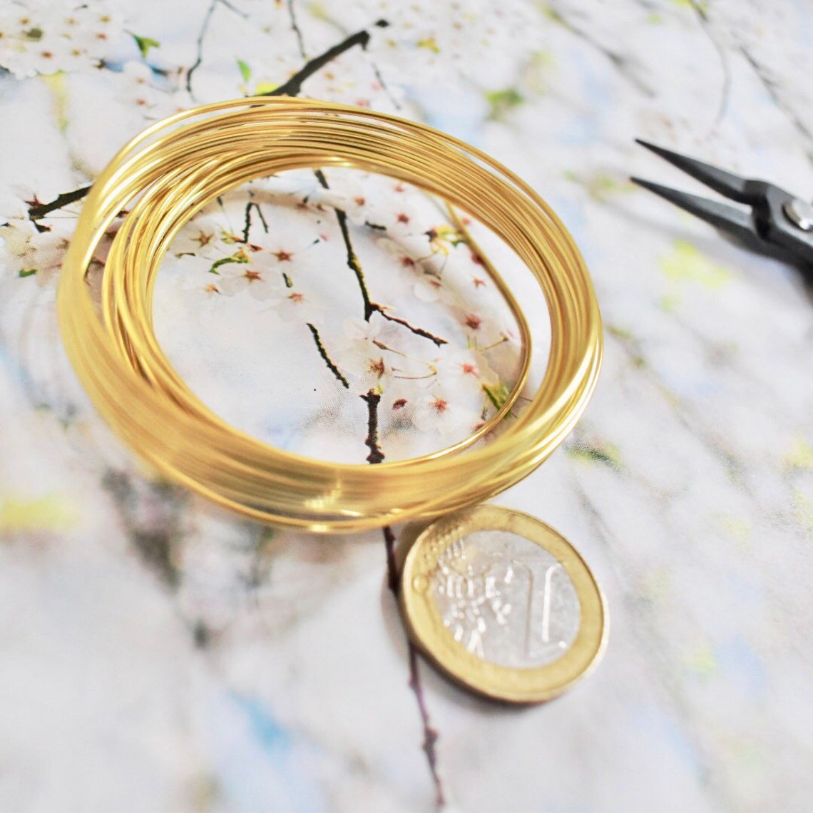 Fil de laiton 1 mm bobine de 4 mètres. Fil de laiton pour | Etsy