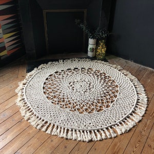 Macrame Rug, Handmade in France - Etsy