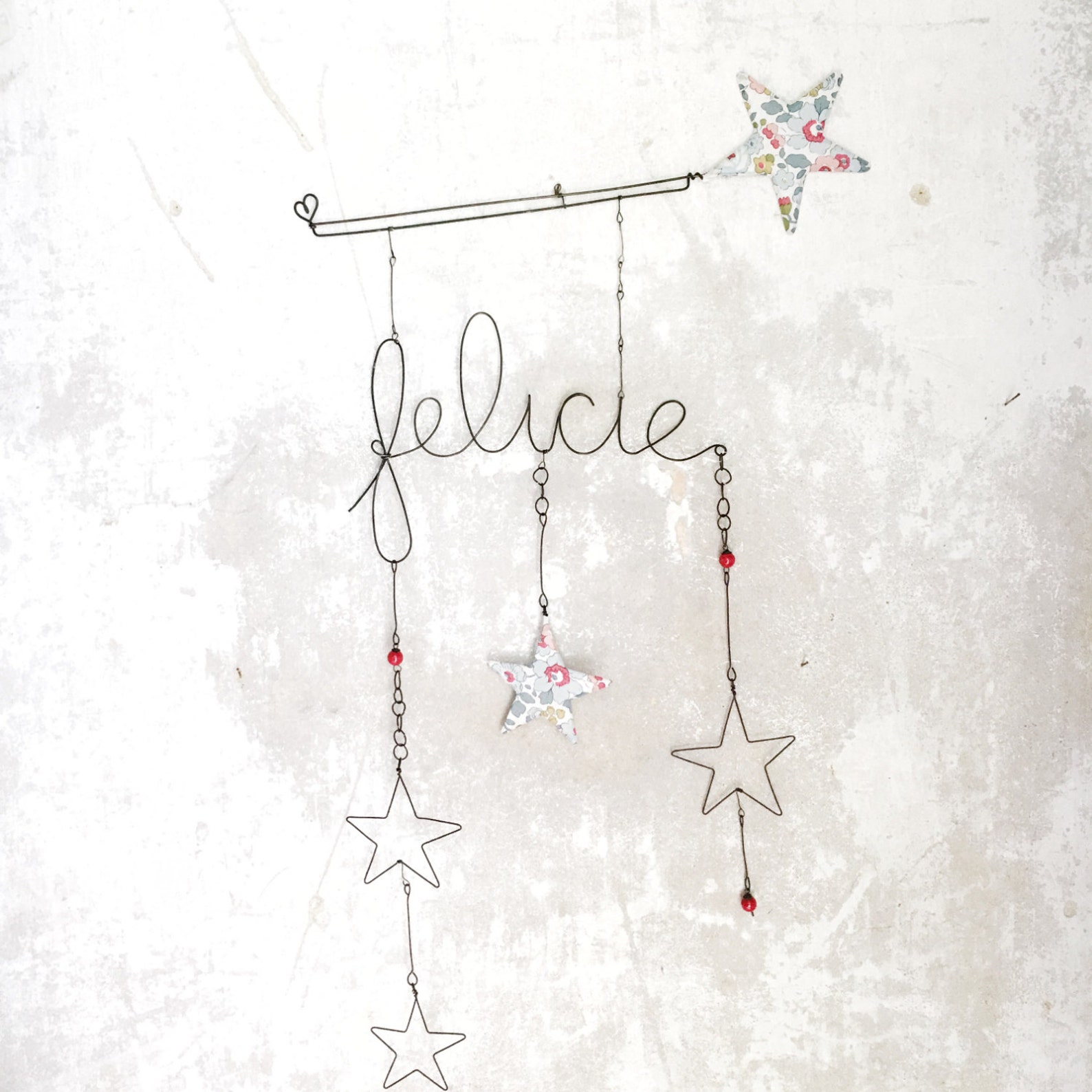 Fairy Wand Wire and Liberty Betsy Wall Hanging to Customize - Etsy