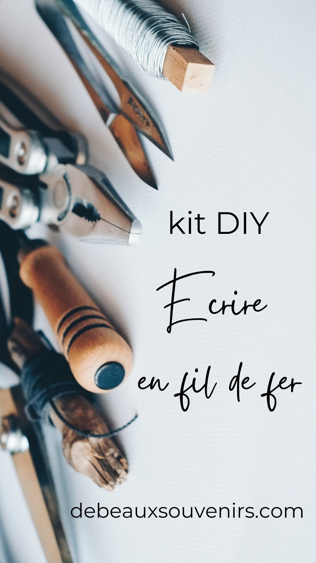 DIY Wire Word, Set of Material and Tutorial, Wire Word Kit, DIY Wire ...